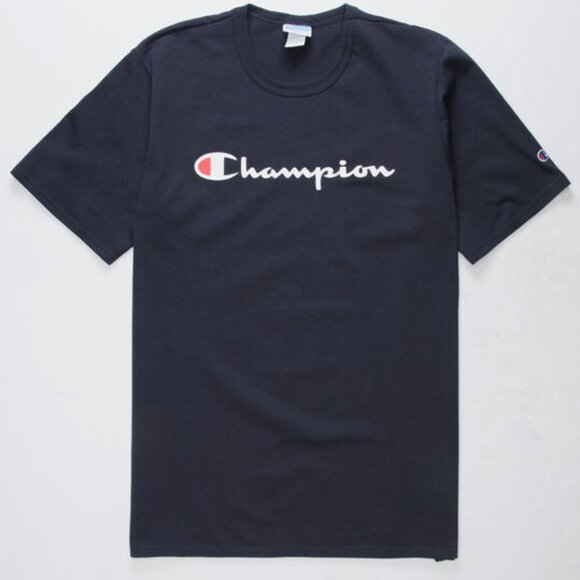 Champion | Shirts | New Champion Champion Script Mens Tshirt | Poshmark